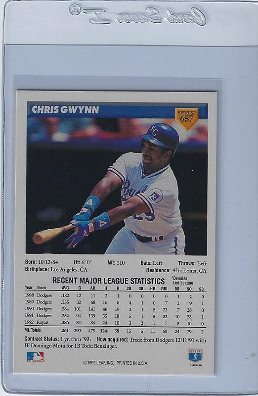 Baseball Cards (Player: Chris Gwynn) – Memory Lane Collectibles