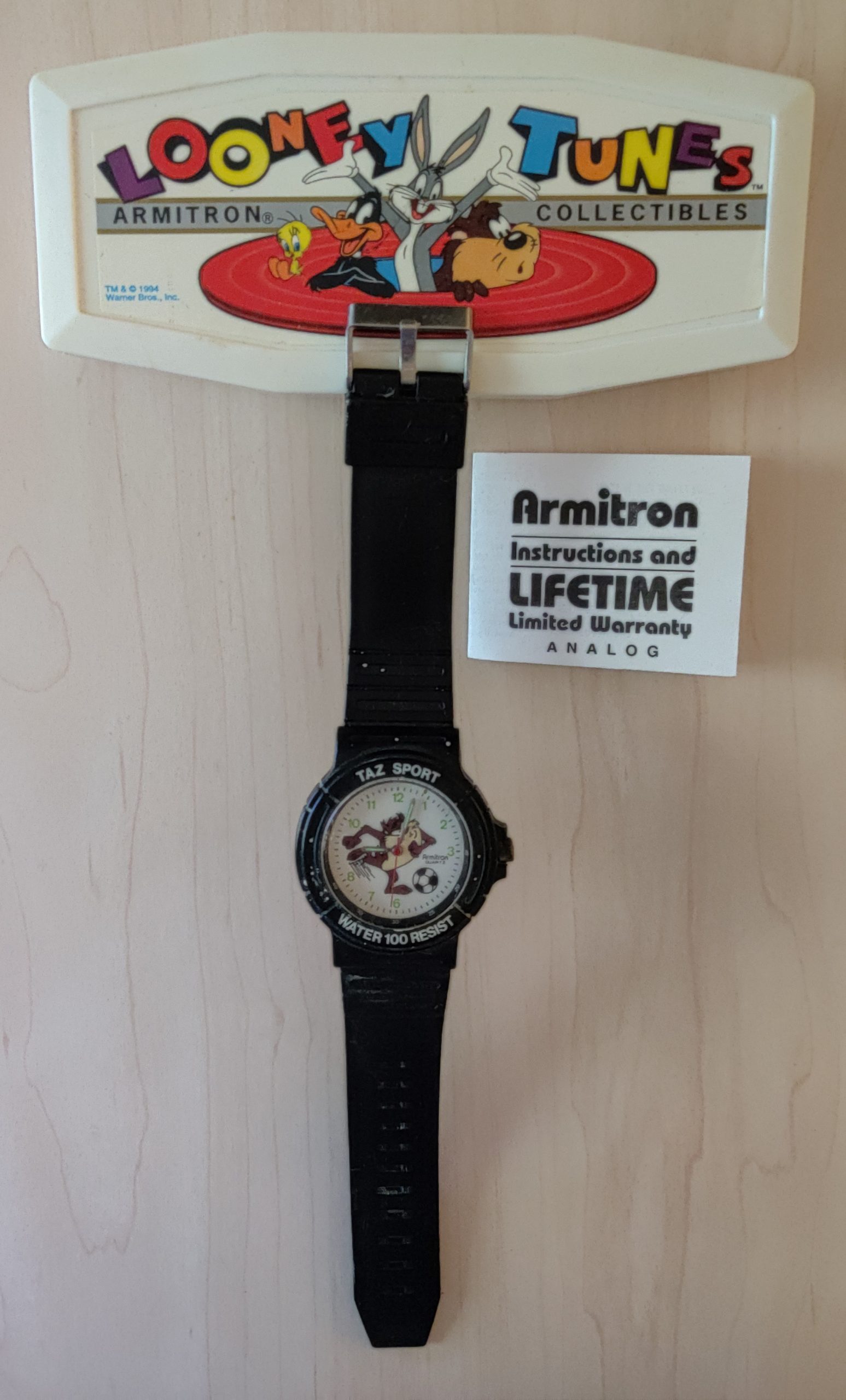 [Looney Tunes Taz Watch] – (Armitron) – Memory Lane Collectibles